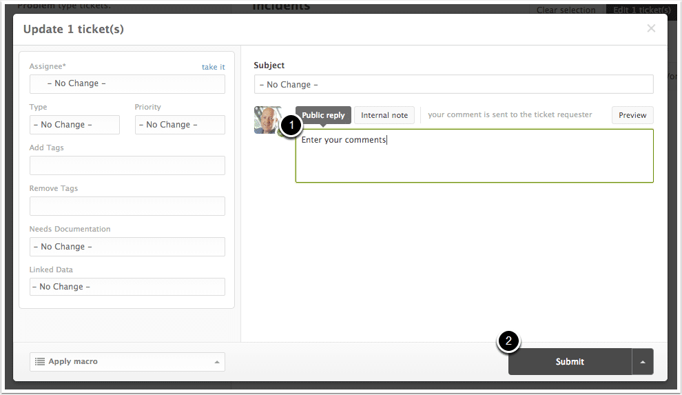 Sending a Comment Out to All Incidents Attached to a Zendesk Problem Ticket