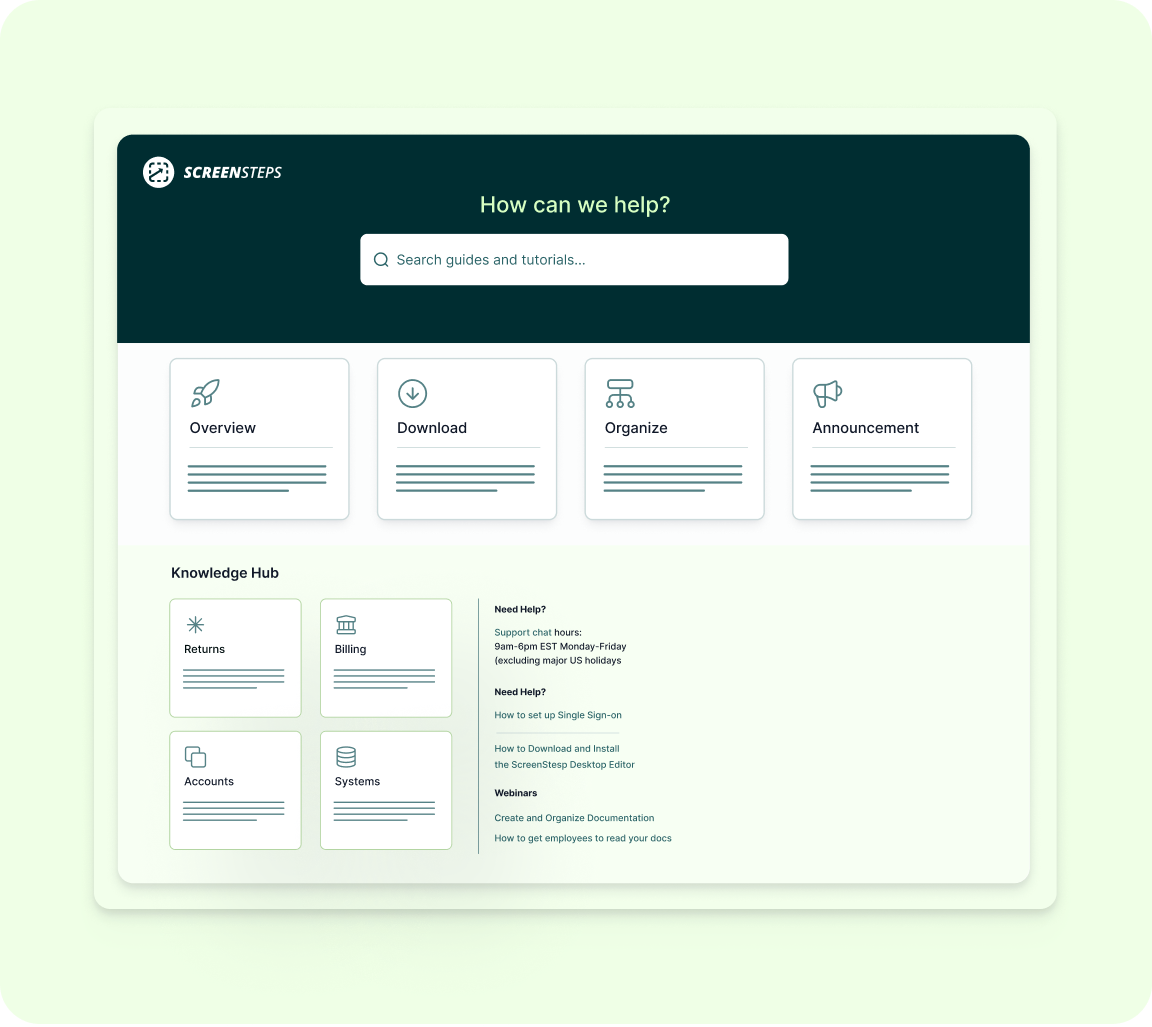 Knowledge Ops Solution for Employee Performance | ScreenSteps