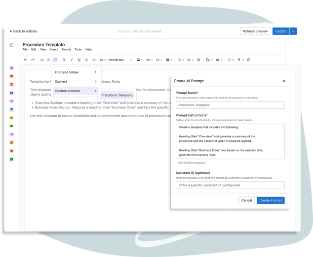 Knowledge Ops Platform Features | ScreenSteps