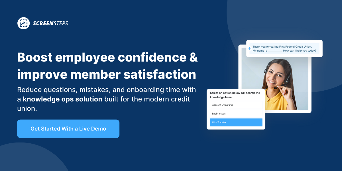 Knowledge Ops Solution for Farm Credit Associations | ScreenSteps